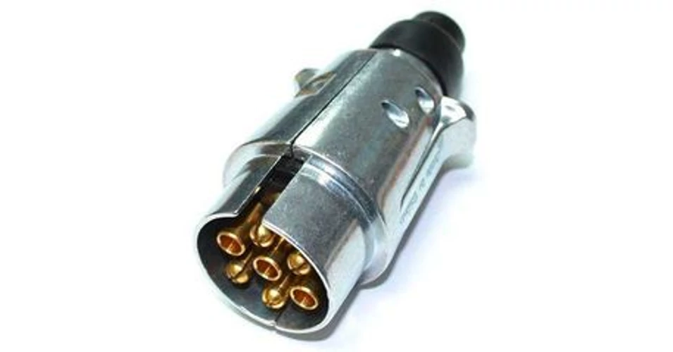 7 pólusú elektromos dugó fém, 12V - agardiparts.hu